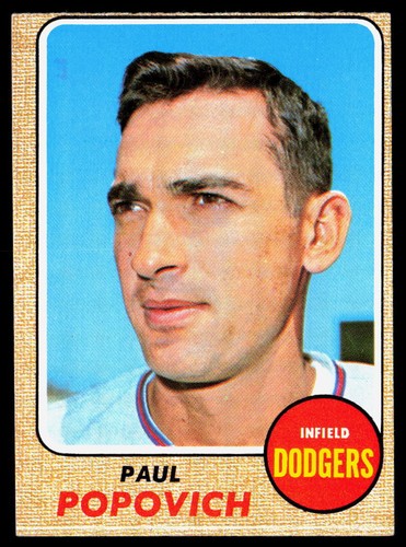 Paul Popovich 1968 Topps #266 VG Not Creased | eBay