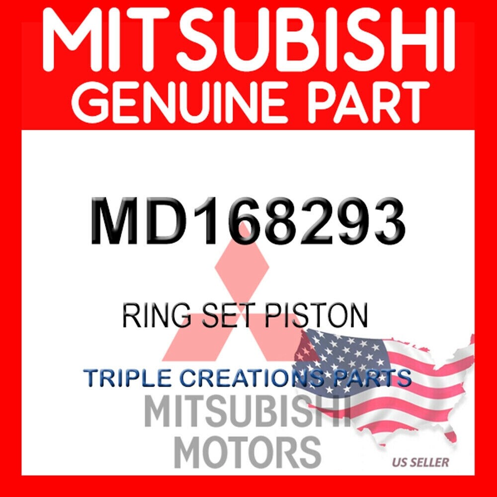 Genuine OEM Mitsubishi MD168293 RING SET PISTON | eBay