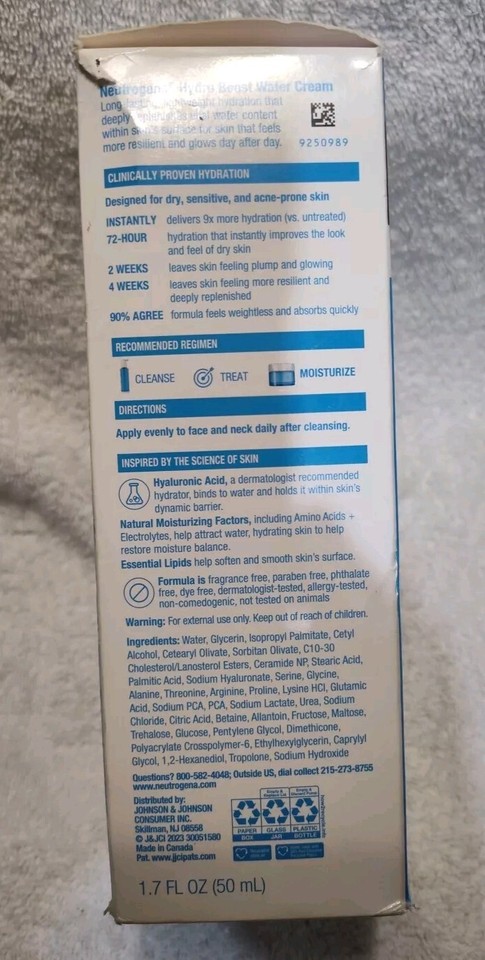 Value Pack Neutrogena Hydro Boost 9X* Team Hydrate Face Cleanser and ...