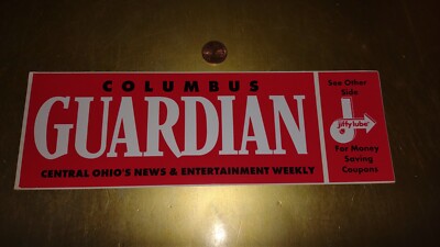 COLUMBUS GUARDIAN Sticker Decal ORIGINAL old stock | eBay