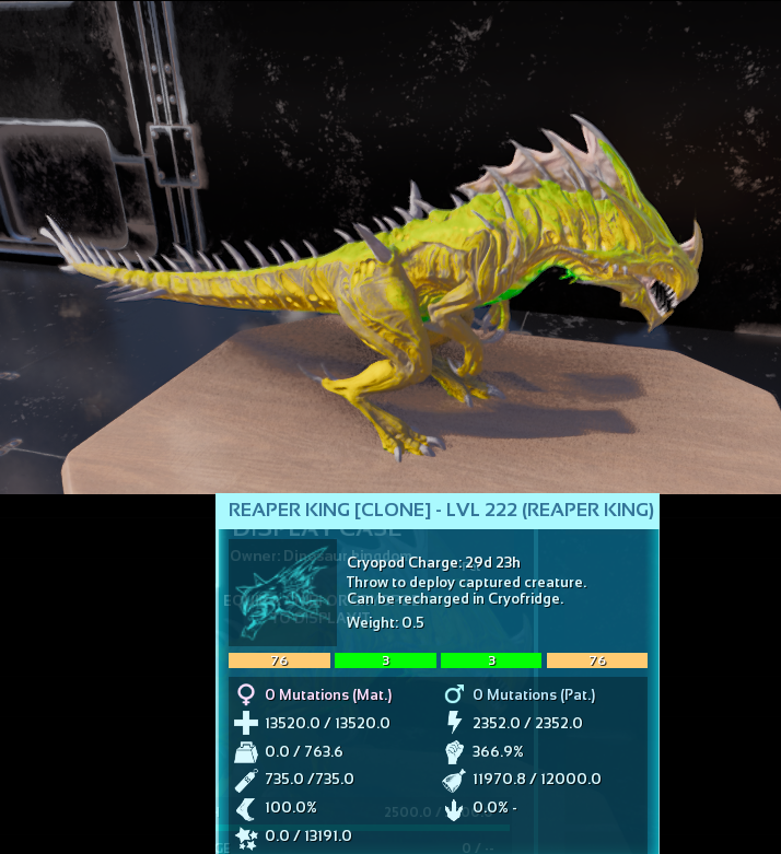 ARK Survival Ascended Reaper King Rare Color PVE PS5/XBOX/PC | eBay