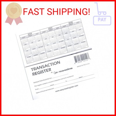 12 Check Registers for Personal Checkbook - Made in The USA - Checkbook ...