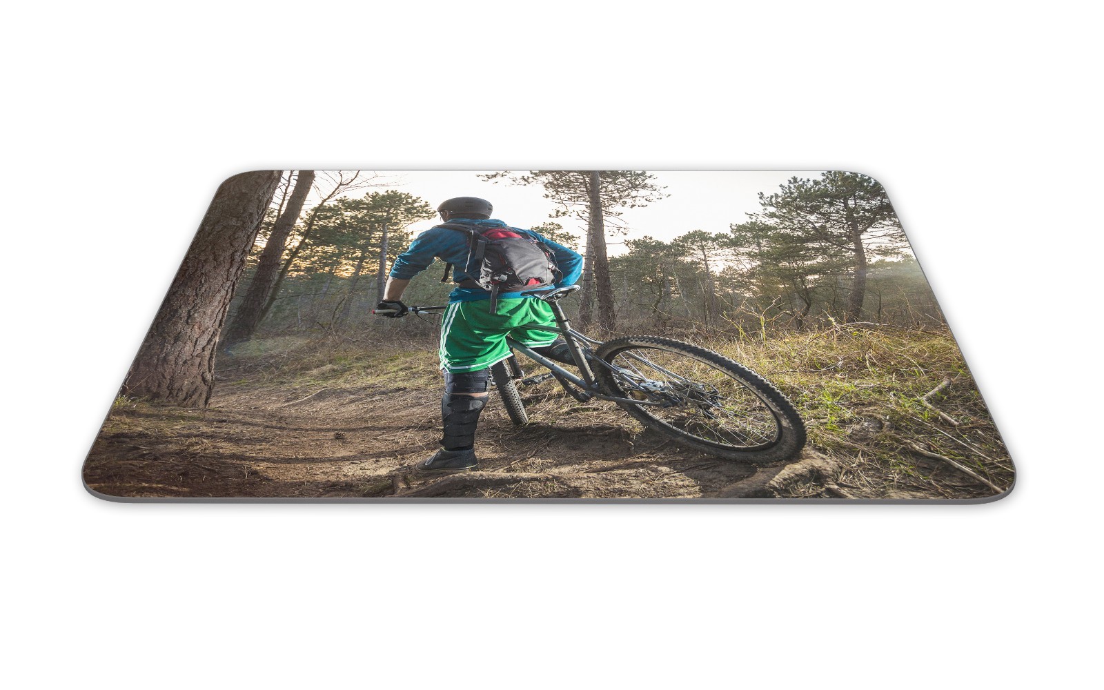 Mountain Bike Mouse Mat Pad - Biker BMX Trail Bikes Cool Fun Gift ...