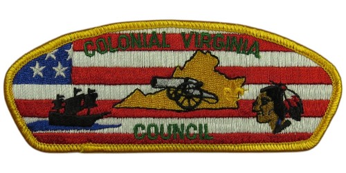 Colonial Virginia Council VA S1 CSP YEL Bdr (NE2826) | eBay