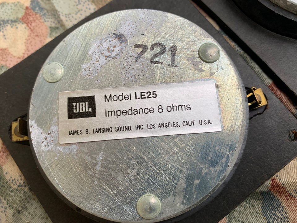 Vtg JBL Decade LE25-4 8OHM Tweeter L26 L36 DECADE For Parts Only | eBay
