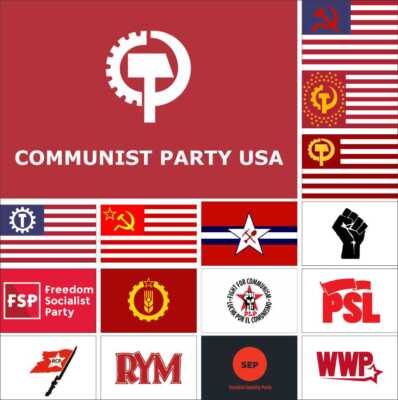 US Party Flag Communist CPUSA BGF FRSO FSP ISO Labor PLP PSL RCP RYM SEP WWP PRA | eBay