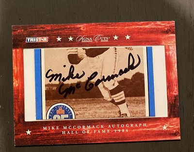 2007 TriStar Signa Cuts Mike McCormack Autograph #17/19 Cleveland ...