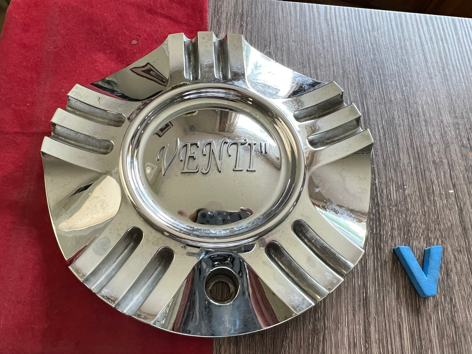 #V 1) Venti Wheels Chrome Custom Wheel Center Cap S1050-VIC-1 / C-055-1 ...