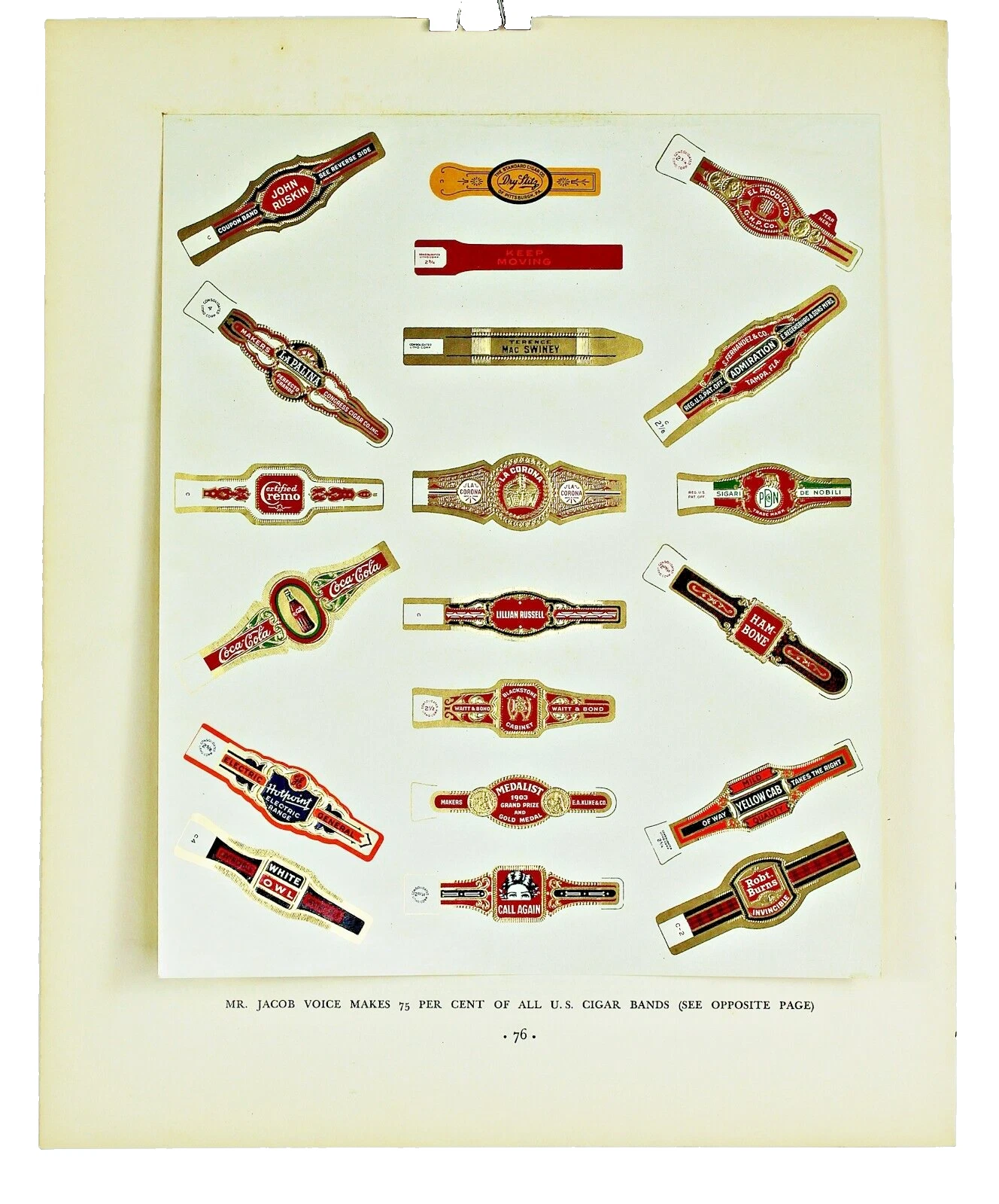 A little bit of History: American Cigar Bands. 1933 Fortune Magazine ...