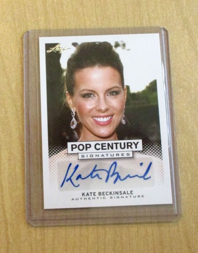 2013 Leaf Pop Century base Kate Beckinsale autograph auto GORGEOUS | eBay