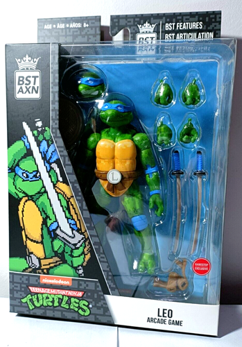 Leo (Leonardo) Arcade game action figure (NES) BST AXN 5 inch TMNT. | eBay