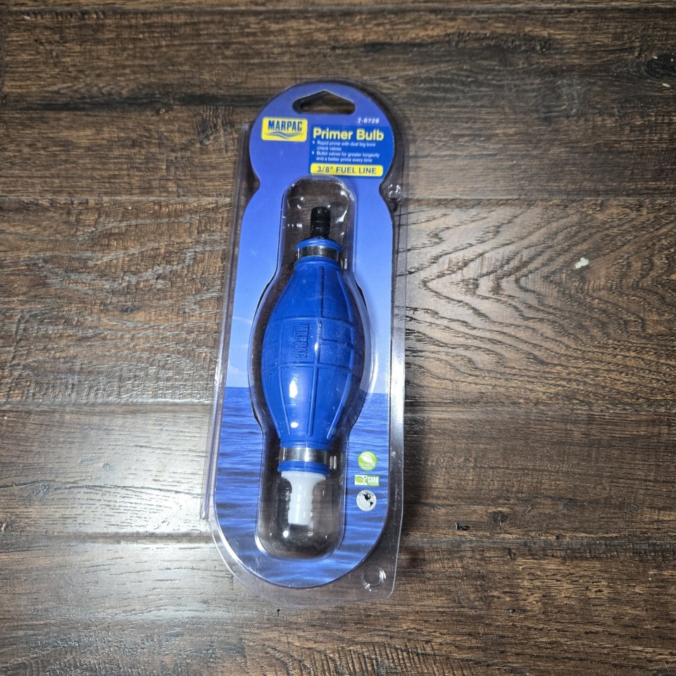 Boat Primer Bulb 3/8" Fuel Line Marine Grade E10 E85 Ethanol Gas Diesel ...