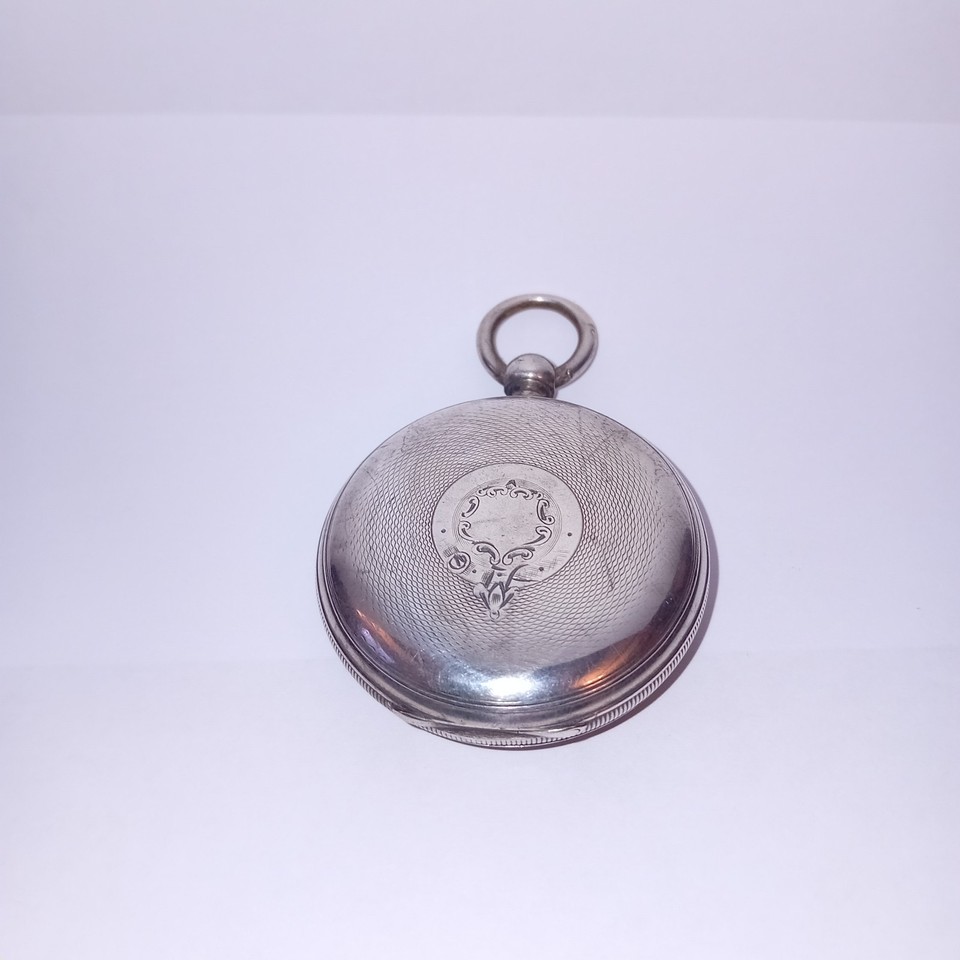 ANTIQUE 1875 CLEAN HALLMARKED SILVER CASED POCKET WATCH for REPAIR ...