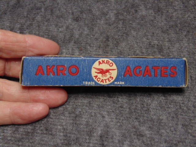 Akro Agate Glass No. A-16 Box with Marbles | eBay