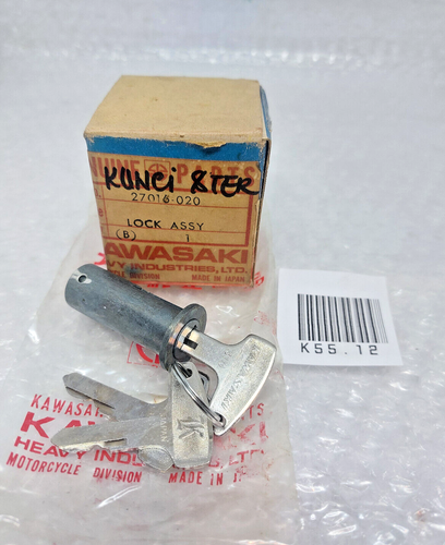 Genuine Steering Lock Assy Kawasaki H1 KH Mach III KH500 KH400 KH250 S1 ...