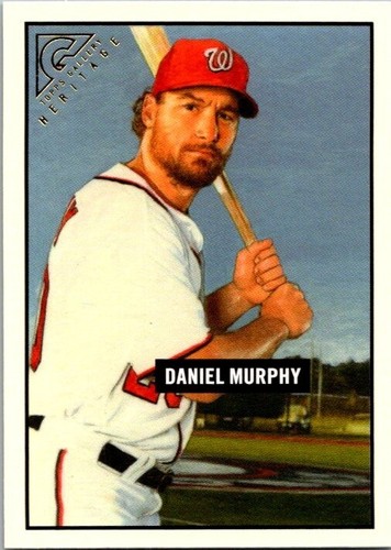 2017 Topps Gallery Heritage #39 Daniel Murphy Nationals | eBay