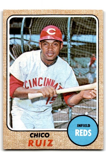 1968 Topps Chico Ruiz . Cincinnati Reds #213 | eBay