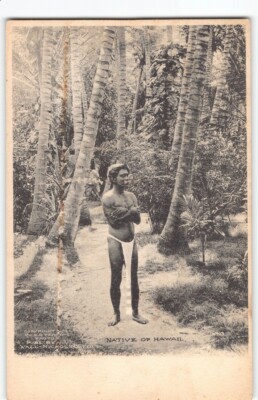 c1903 Hawaiian Kane Malo~Traditional Attire~Wall Nichols Hawaii ...