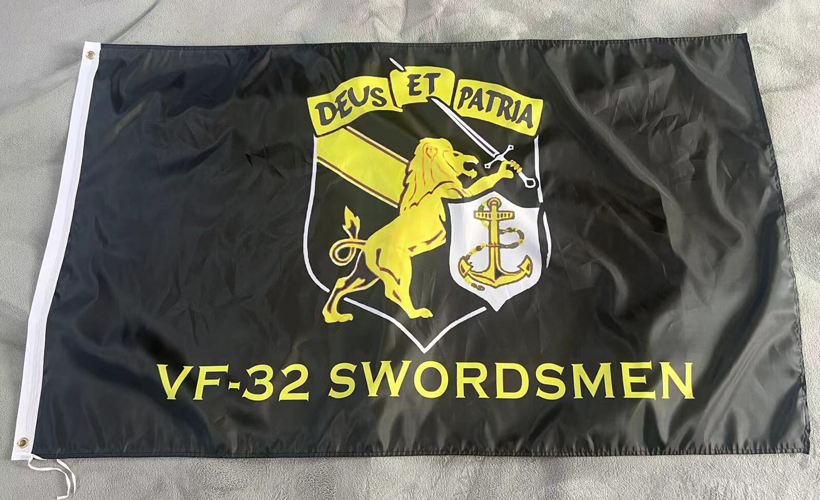 USN US NAVY VF-32 "Swordsmen" 3x5 ft Single-Sided Flag Banner F-14 ...