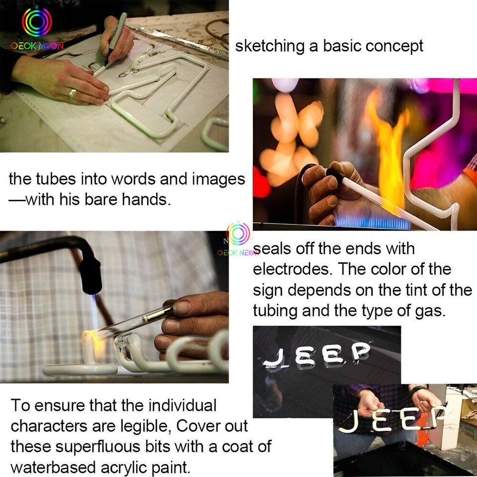 New Polly Shape Polly Gas Motor Oil Gas Gasoline Real Glass Neon Sign ...