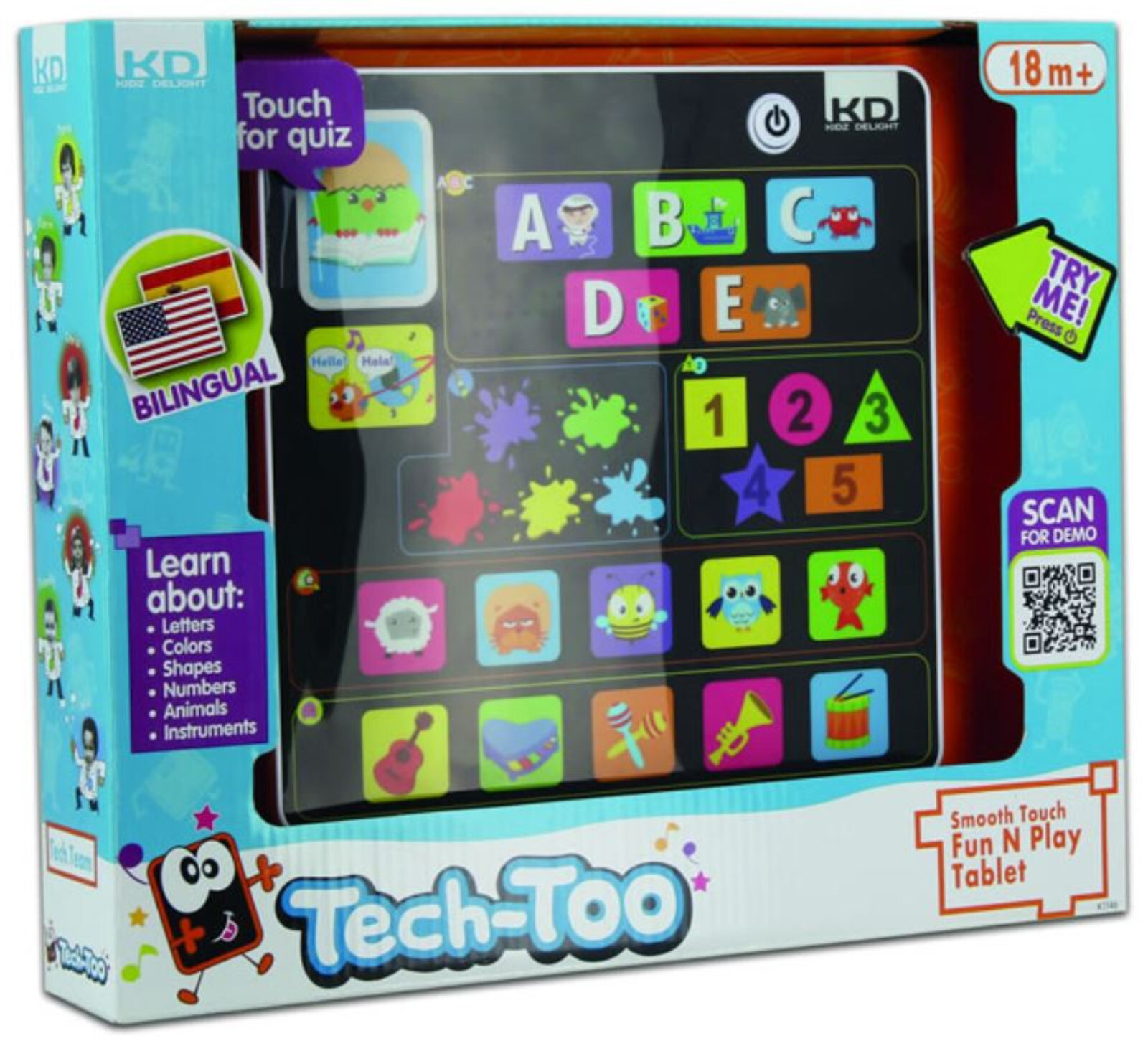 Kidz Delight Smooth Touch Tablet Fun N Play K1146 for sale online | eBay
