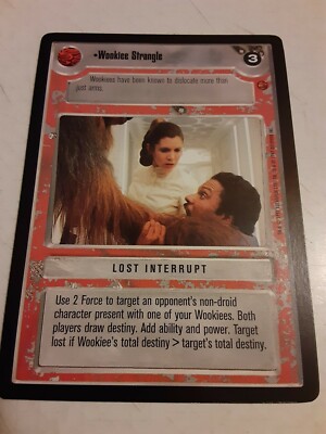 Decipher Star Wars Cloud City CCG RARE UNPLAYED BB Wookiee Strangle | eBay