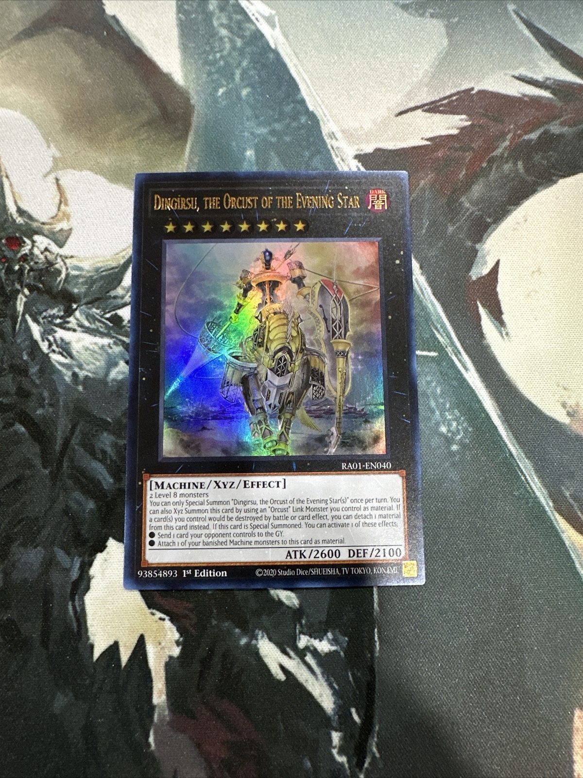 Yugioh Dingirsu, the Orcust of the Evening Star Ultra Rare RA01 - La ...