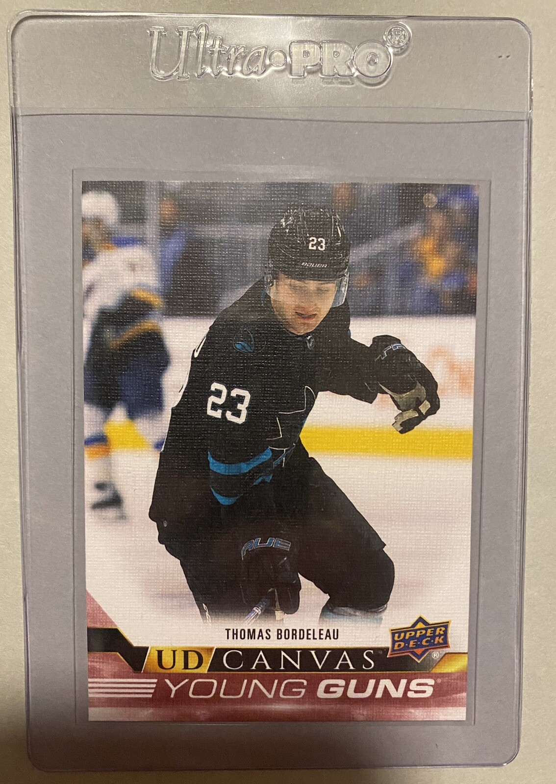 2022-23 Upper Deck UD Canvas #C97 Thomas Bordeleau Young Guns | eBay