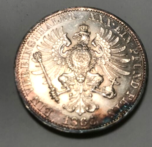 elf Germany Prussia 1 Thaler 1866 | eBay