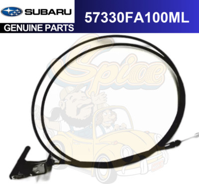 Subaru Genuine Impreza Forester Hood Latch Release Cable 57330FA100ML ...