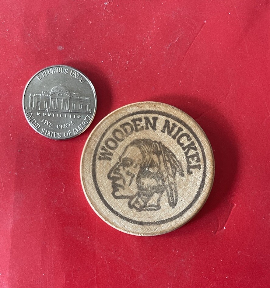 North Tonawanda NY 1865 - 1965 Centennial Wooden Nickel w/ Serial ...