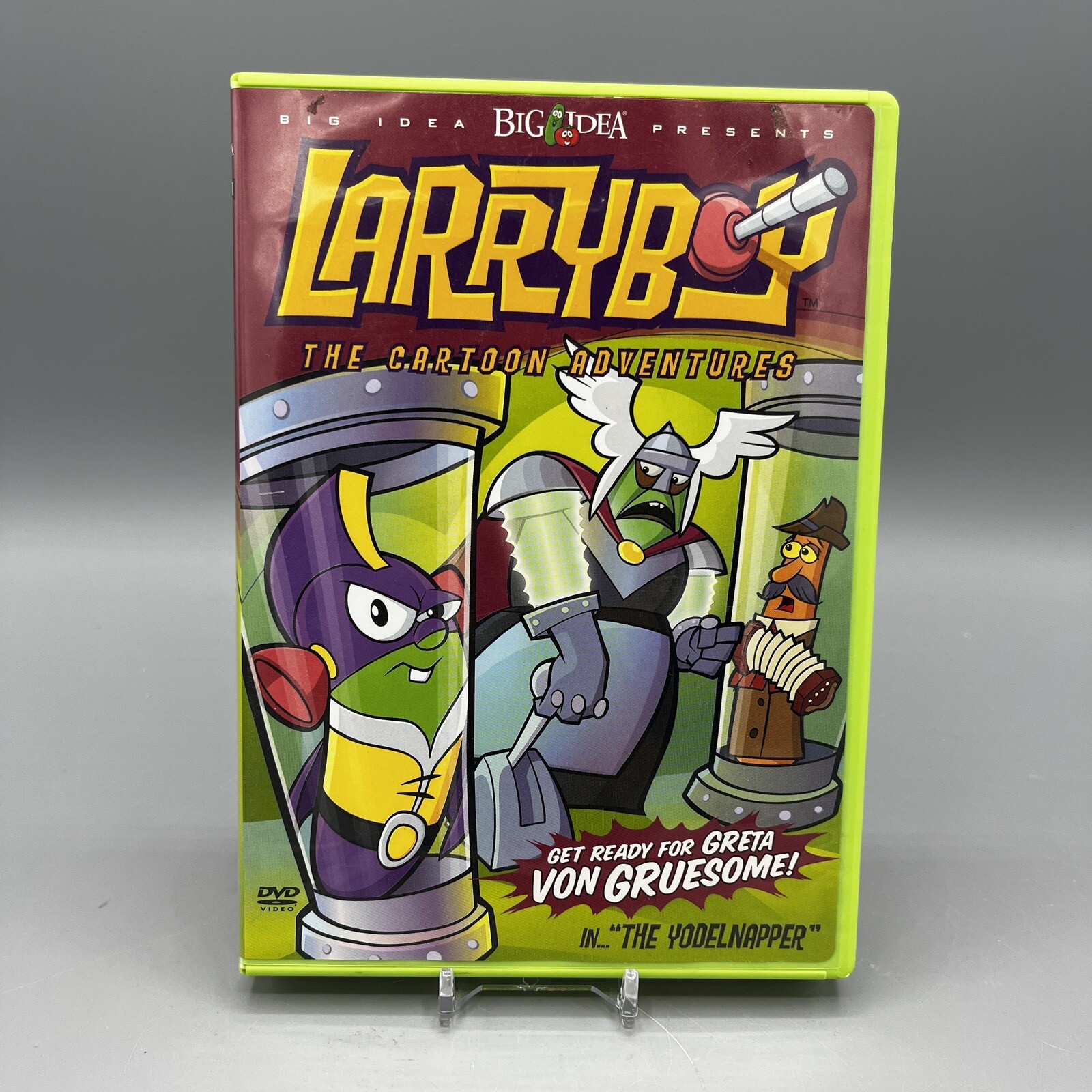 Larryboy in..."The Yodelnapper" Big Idea (DVD, 2002) The Cartoon ...
