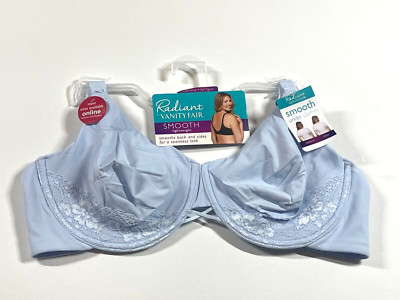 Vanity Fair Radiant Underwire Lightweight Full Figure Bra 44DDD Blue ...