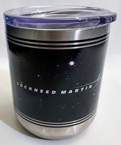 Lockheed Martin Aerospace Logo Space and Star 10 oz Steel Travel ...