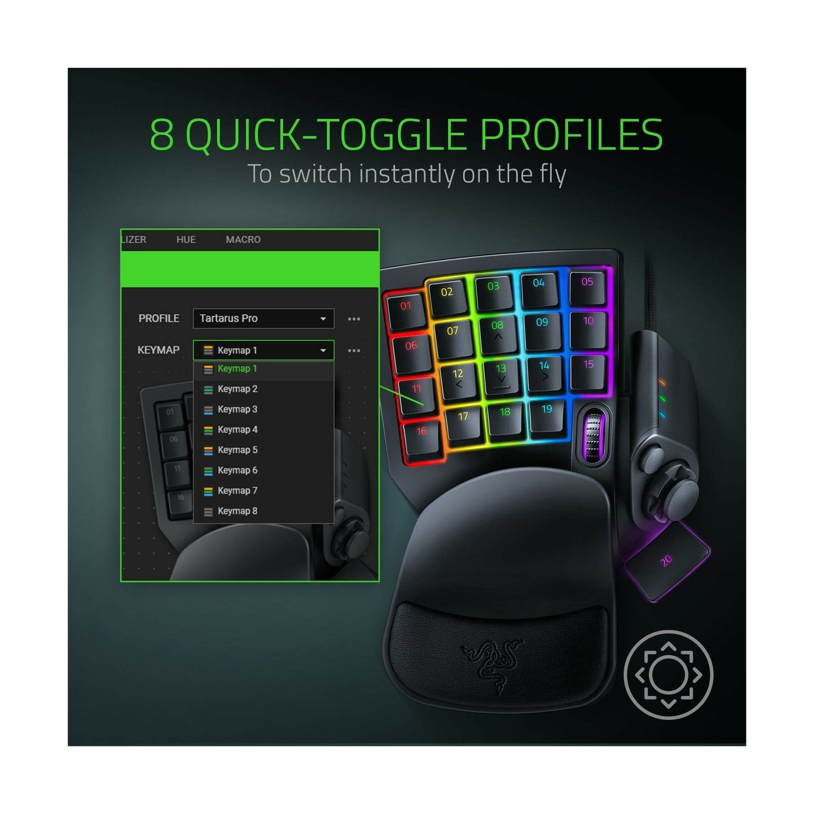 Razer Tartarus Pro (RZ0703110100R3U1) Wired Keyboard for sale online | eBay