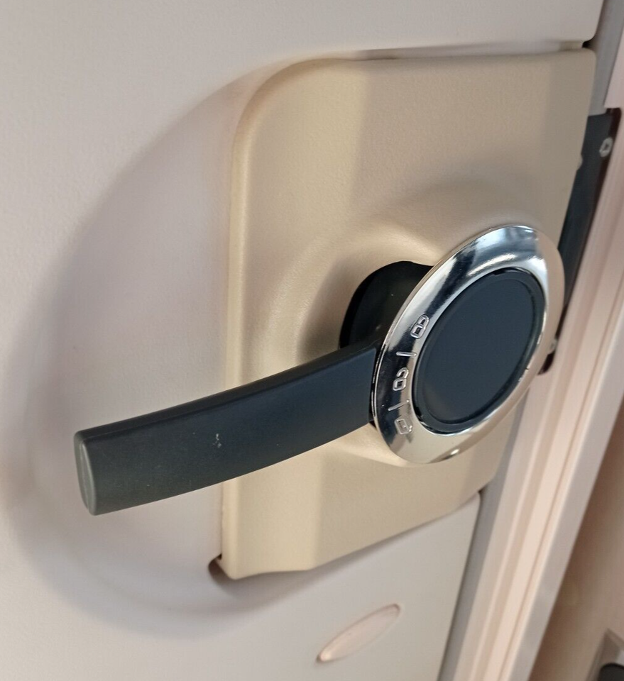 Hartal Evoline Chrome Door Lock Ring R/H Swift Sterling Caravan ...