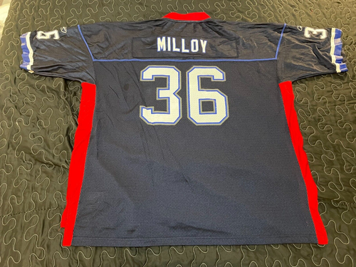 Vtg Reebok LAWYER MILLOY #36 Buffalo Bills Jersey Mens 3XL Blue | eBay