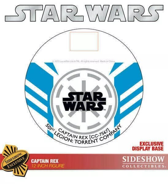 Star Wars Captain Rex CC-7567 501st Legion Torrent Company Sideshow ...