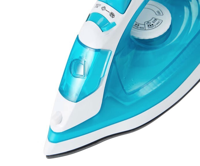 2000W Steam Iron - Blue Clothes Garment Non Stick Compact Travel Suit ...