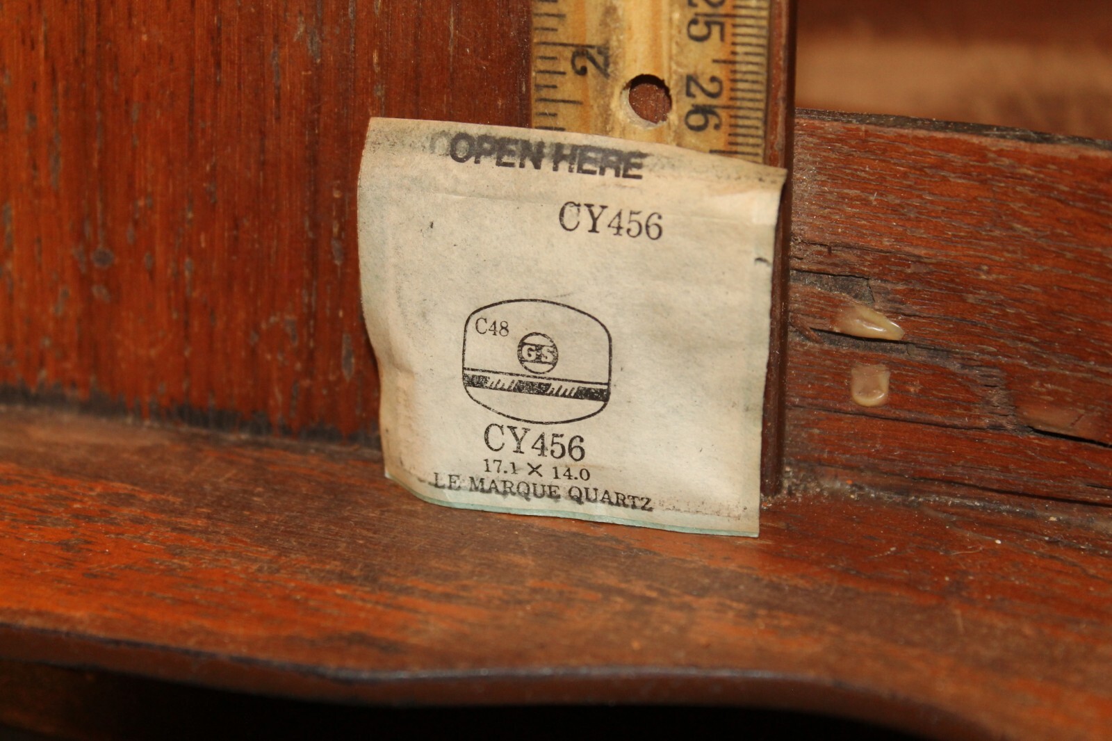 VINTAGE NOS SEALED Germanow-Simon G-S Watch Crystal CY456 LE MARQUE ...