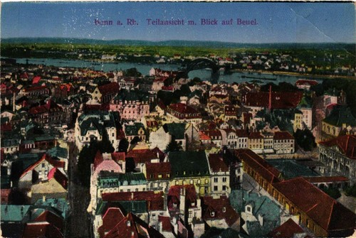 CPA AK Bonn- Teilansicht m. Blick auf Beuel GERMANY (883926) | eBay.de