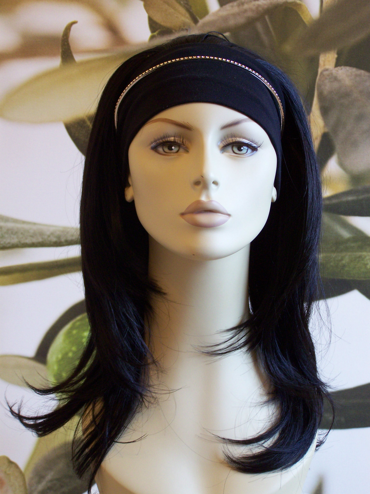 LADIES LONG 3/4 WIG HALF WIG FALL CLIP IN HAIR PIECE BLACK BROWN BLONDE ...