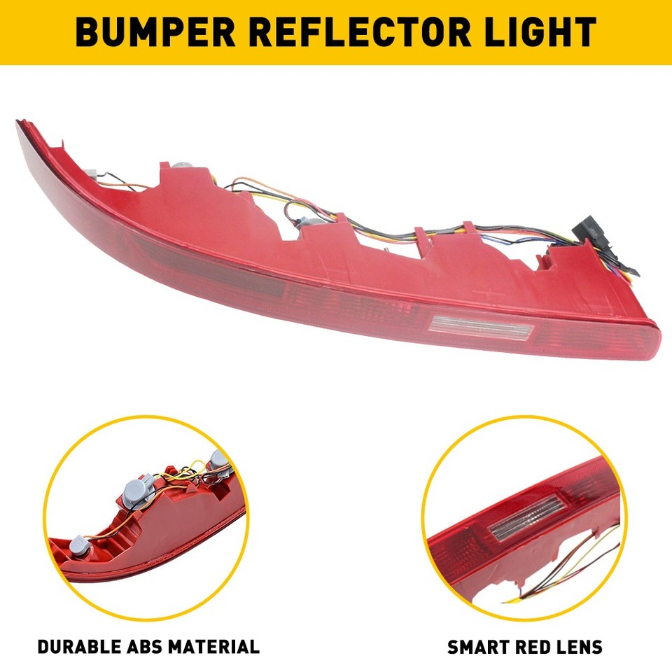 Rear Left Driver Side Marker Bumper Light For Audi Q7 2006-15 Red New ...