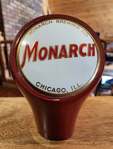 Beautiful Monarch Brewing Beer Fisher Tap Handle Marker Ball Knob ...