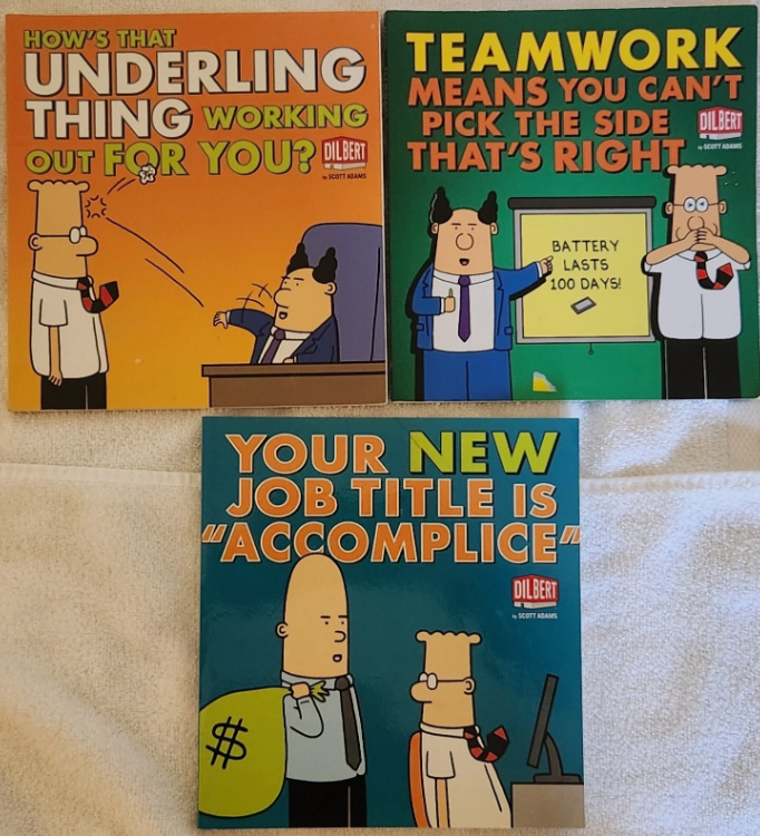 Dilbert Comic Paperback Books by Scott Adams Lot of 3 Books | eBay