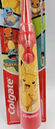 Lot 2 New Extra Soft Colgate Kids Pokemon Toothbrushes Battery Powered ...