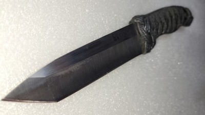 CRKT First Strike Fighting Knife,4 1/2 Inch Tanto Fixed Blade, Cord ...