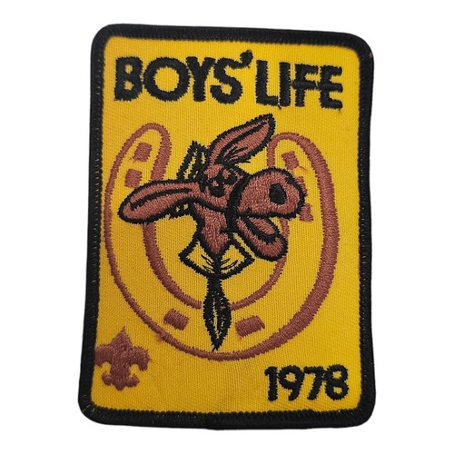 Vtg 1978 Pedro Donkey Boys' Life BSA Patch & Spring Camporee 1977 Boy ...