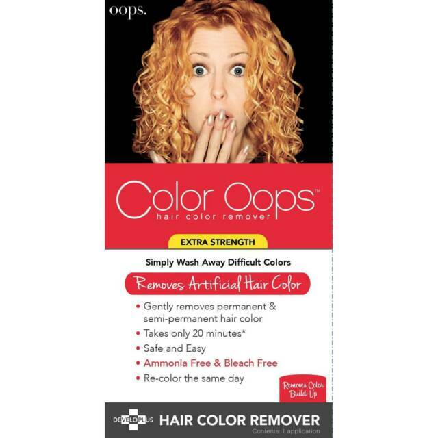Developlus Color Oops Extra Strength Hair Color Remover 857169101020| eBay