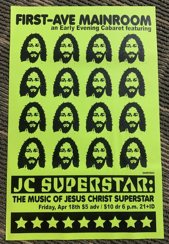 2002/03 Vintage Poster "JC Superstar" Jesus Christ Superstar @ First ...